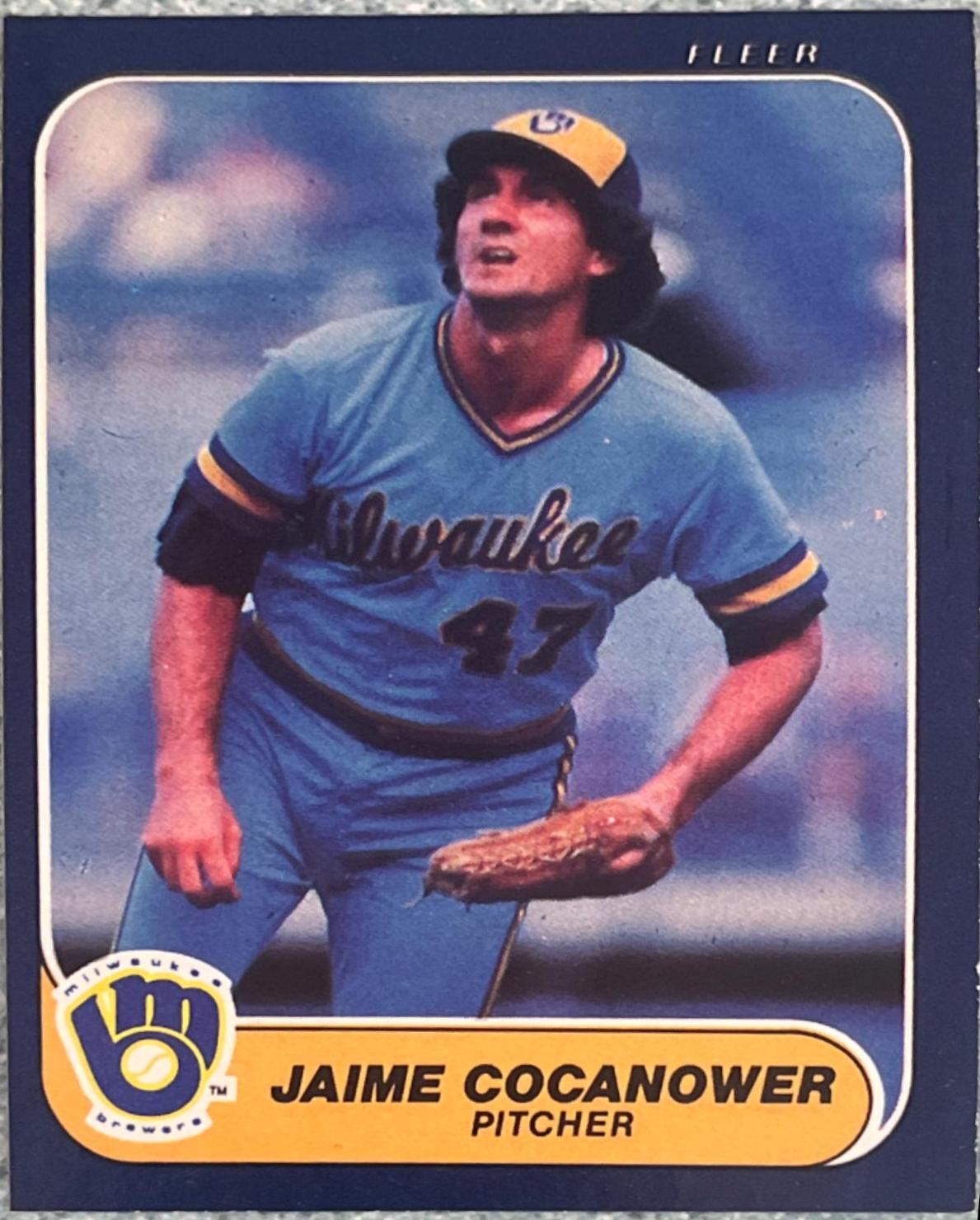 Jaime Cocanower #483 Prices | 1986 Fleer | Baseball Cards