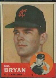 Bill Bryan #236 Prices | 1963 Topps | Baseball Cards