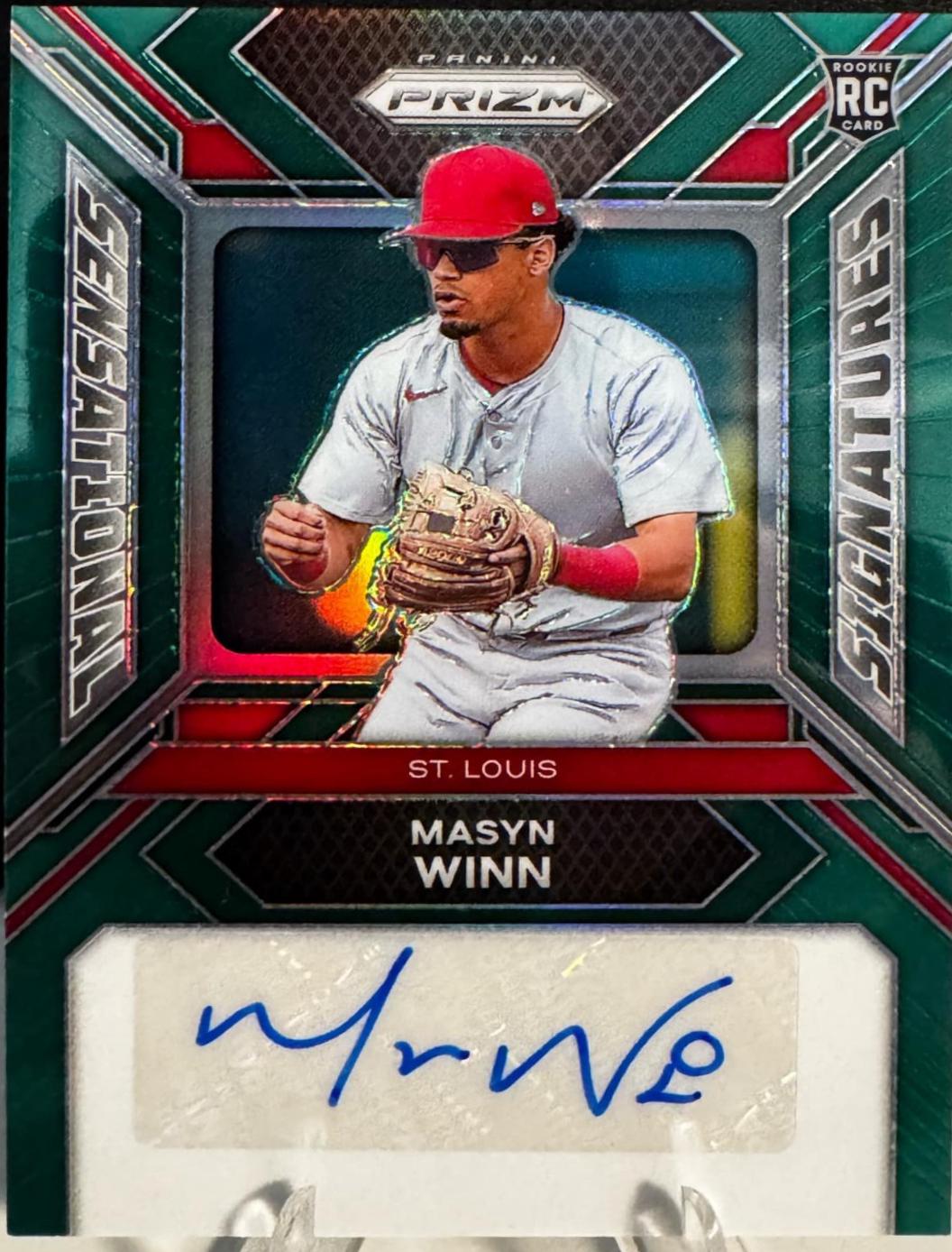 Masyn Winn [Green] #SS-MW Prices | 2024 Panini Prizm Sensational ...
