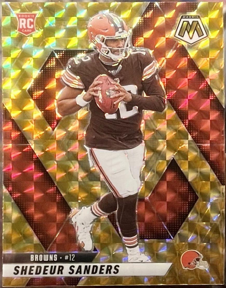 Shedeur Sanders [Mosaic Reactive Yellow] #302 Prices | 2025 Panini ...