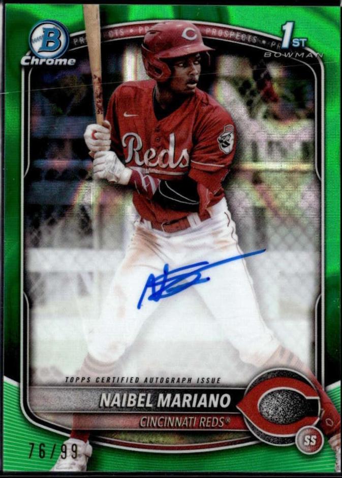 Naibel Mariano [Green Lava] #CPA-NM Prices | 2025 Bowman Chrome ...