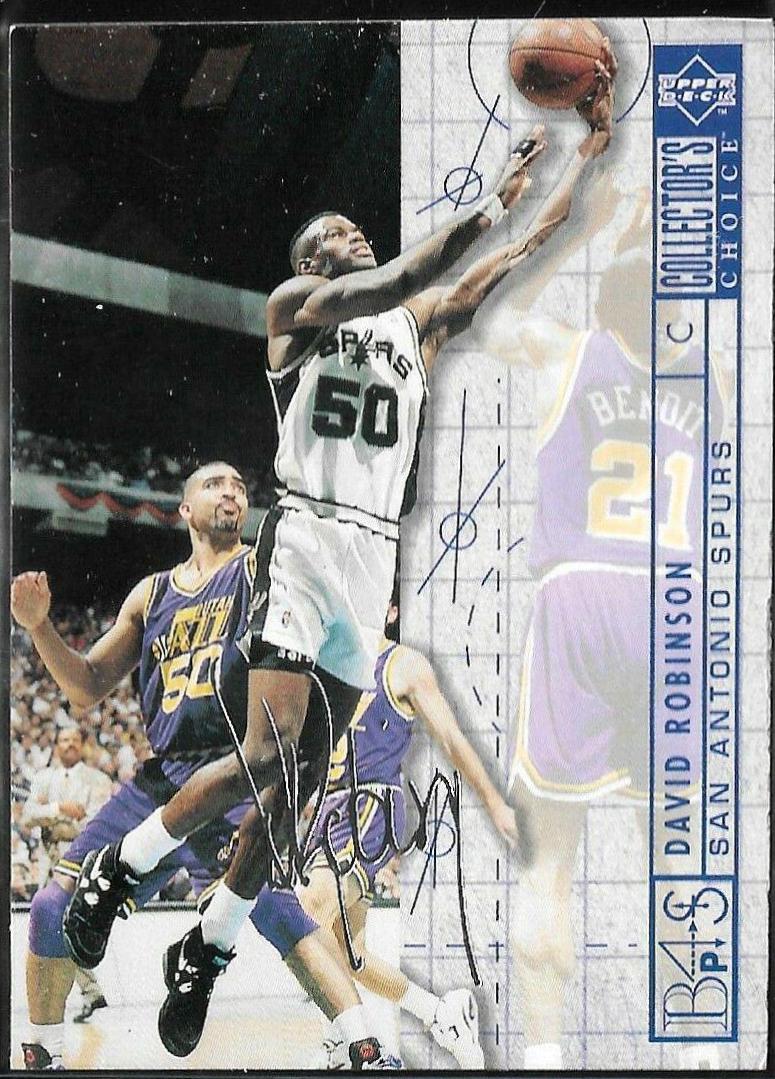David Robinson [Silver Signature] #395 Prices | 1994 Collector's Choice ...