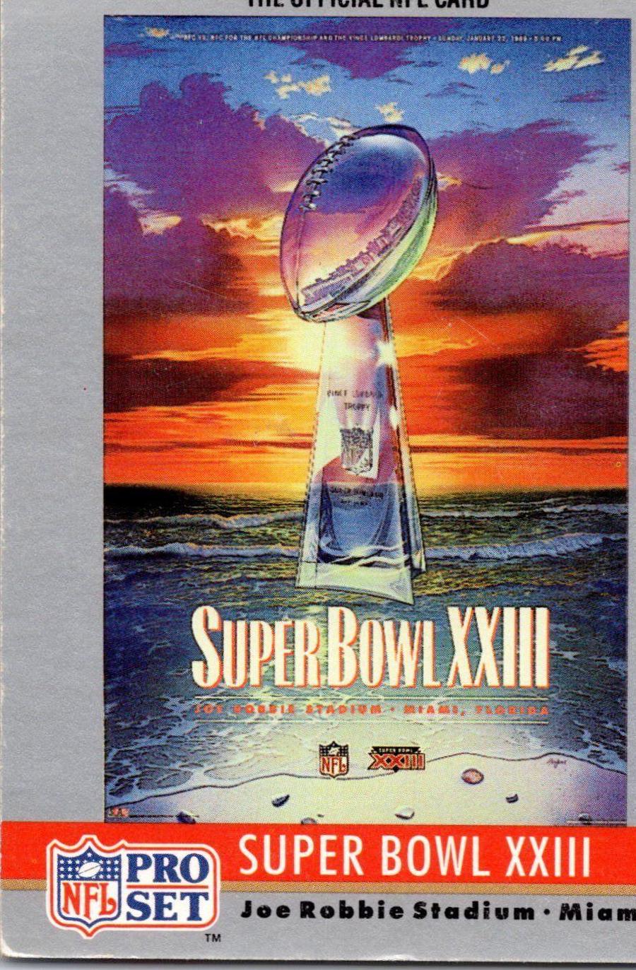 Super Bowl XXIII #23 Prices | 1990 Pro Set | Football Cards