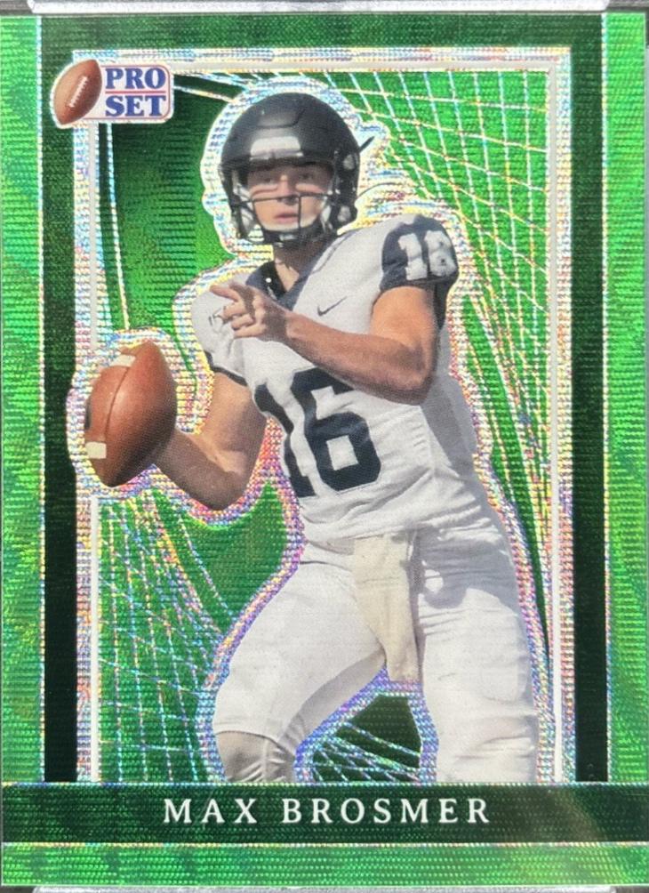 Max Brosmer [Black Pulsar] #99 Prices | 2024 Pro Set Metal | Football Cards