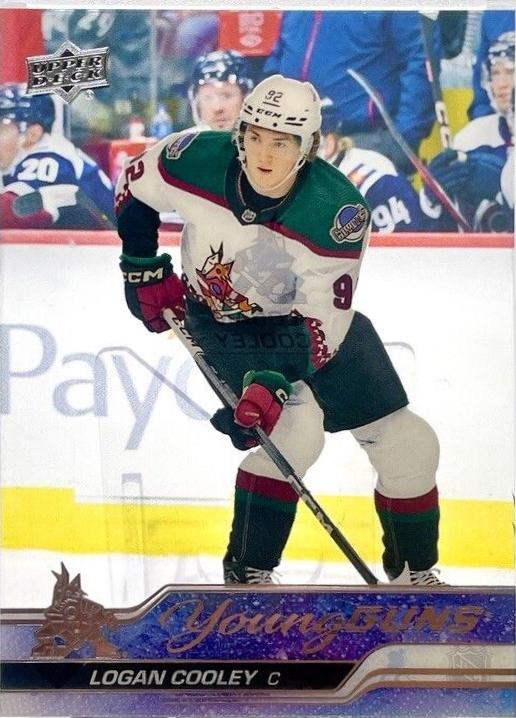 Logan Cooley [Clear Cut] #701 Prices | 2023 Upper Deck | Hockey Cards