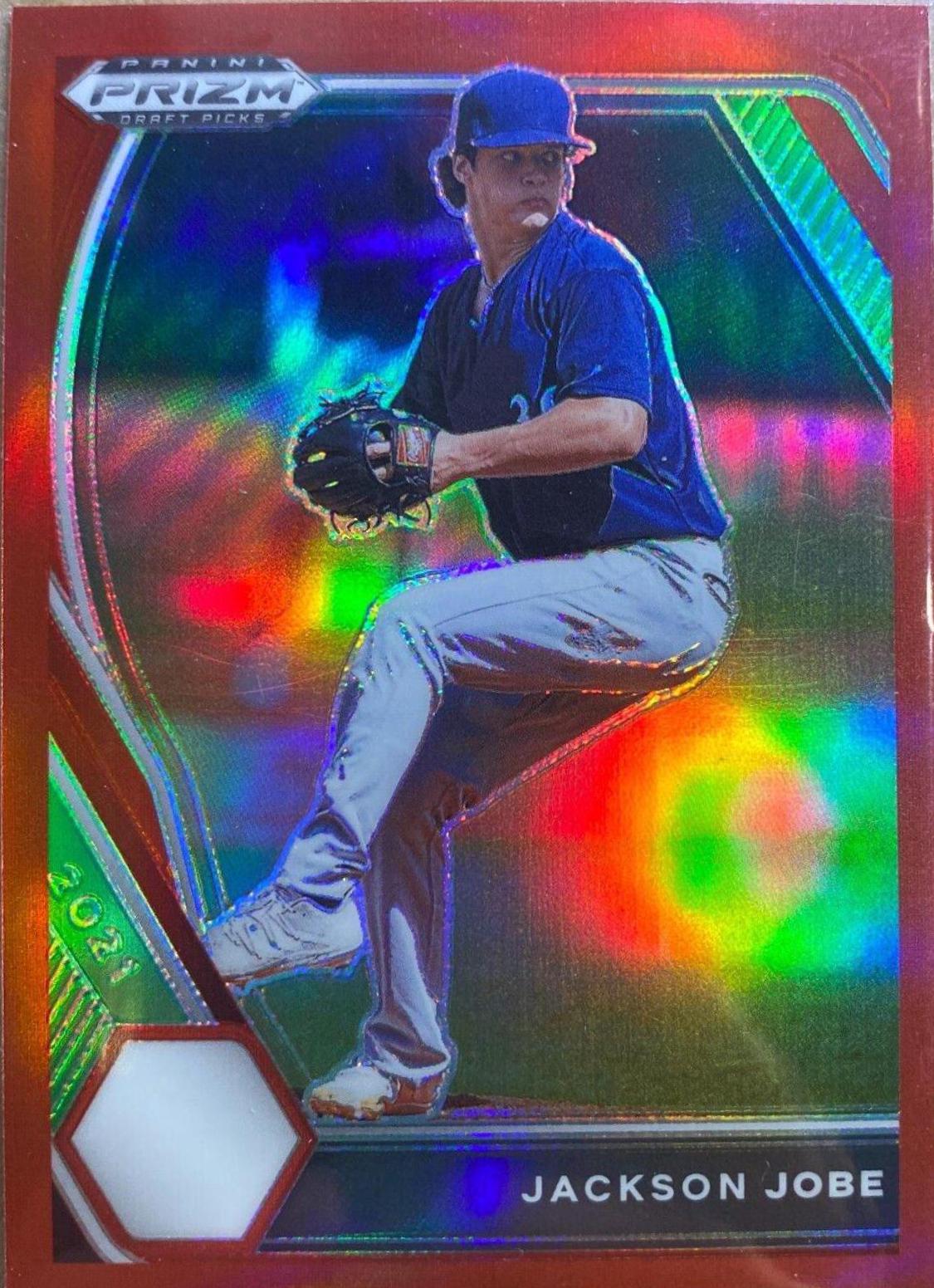 Jackson Jobe [Red Prizm] #3 Prices | 2021 Panini Prizm Draft Picks ...