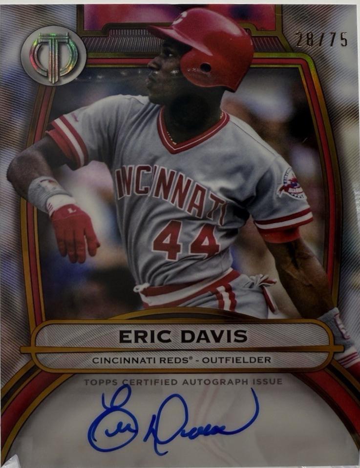 Eric Davis [Red] #TA-ED Prices | 2025 Topps Tribute Autograph ...