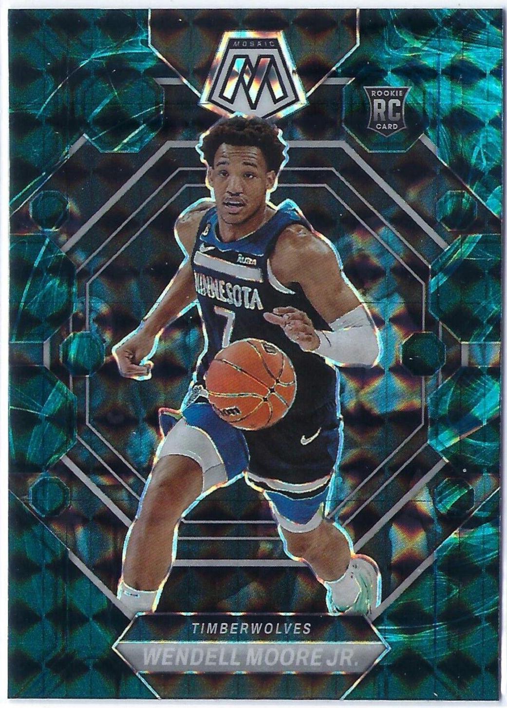 Wendell Moore Jr. [Genesis] #222 Prices | 2022 Panini Mosaic ...