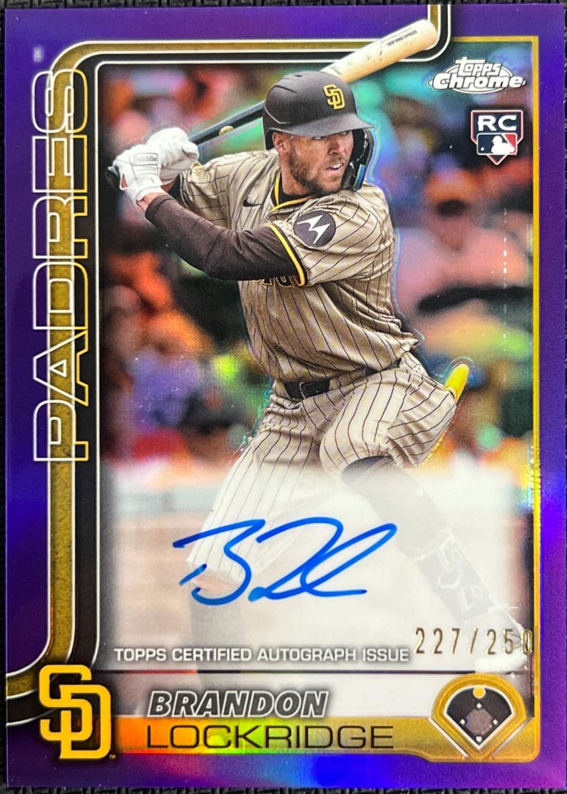 Brandon Lockridge [Purple Refractor] #RA-BLO Prices | 2025 Topps Chrome ...