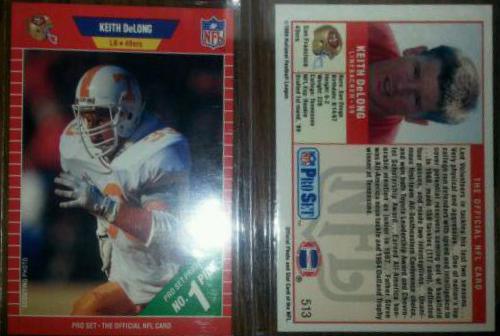 Keith DeLong #513 Prices | 1989 Pro Set | Football Cards