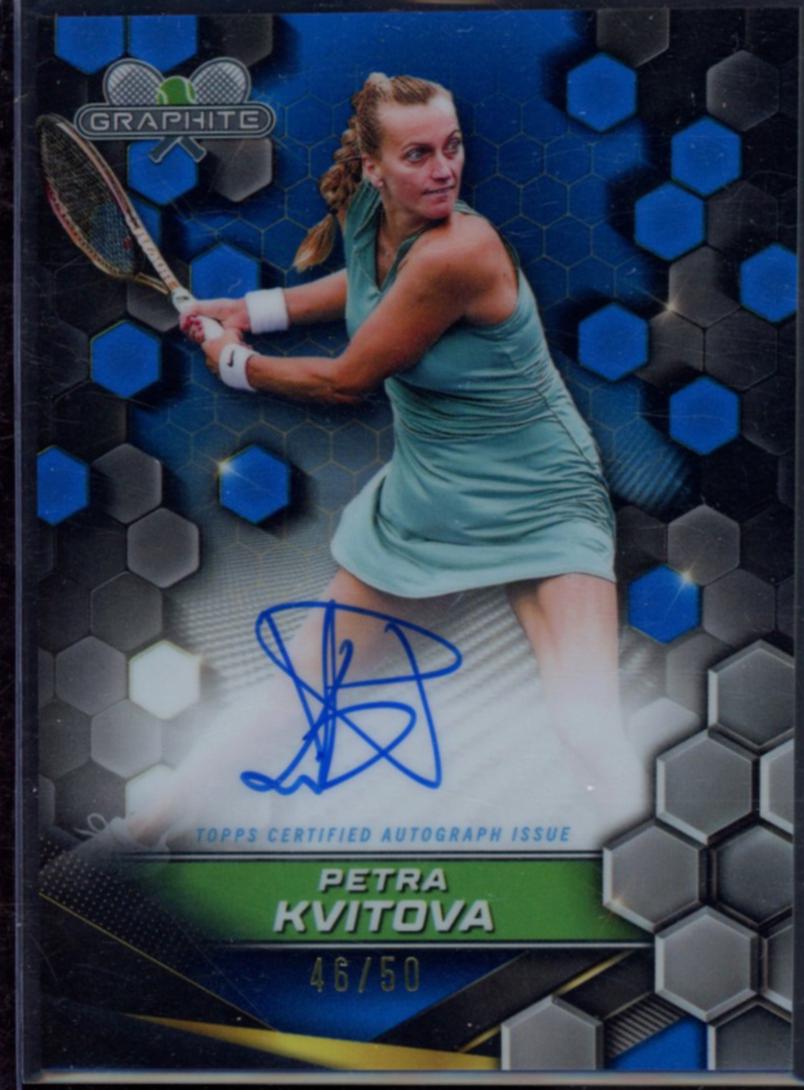 Petra Kvitova [Blue Refractor] #GS-PKA Prices | 2024 Topps Graphite ...