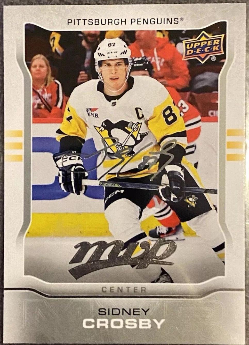 Sidney Crosby [Super Script] #MR-3 Prices | 2024 Upper Deck MVP 10th ...