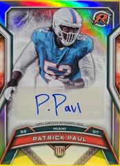 Patrick Paul [Silver Static] #RRS-PP Prices | 2024 Topps Resurgence ...