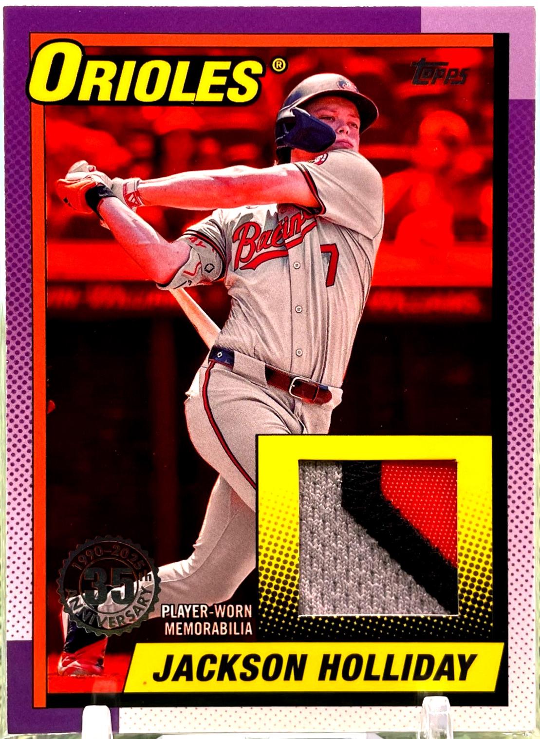 Jackson Holliday [Orange] #T90R-JH Prices | 2025 Topps 1990 Relic ...