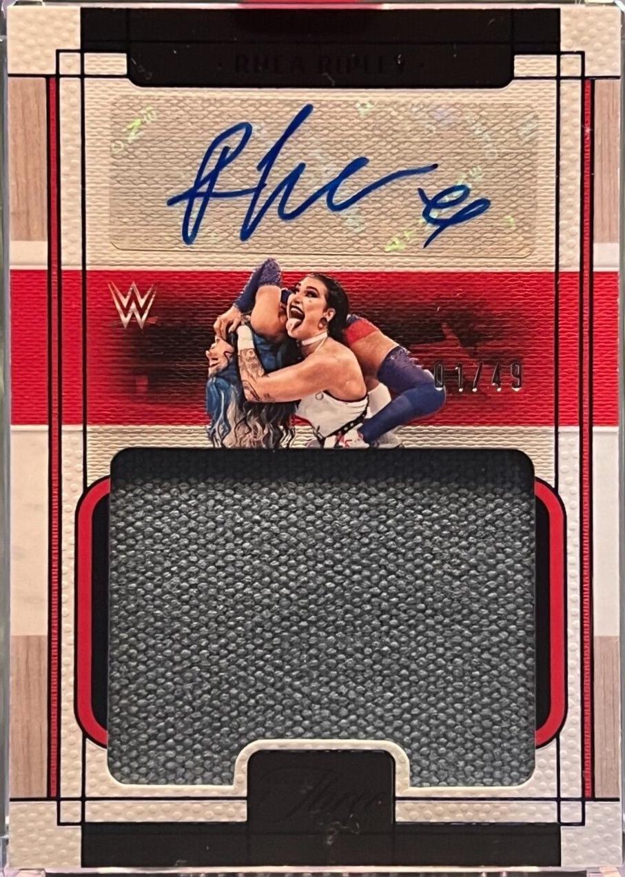 Rhea Ripley [Blue] #20 Prices | 2024 Panini Three Count WWE Massive Mat ...