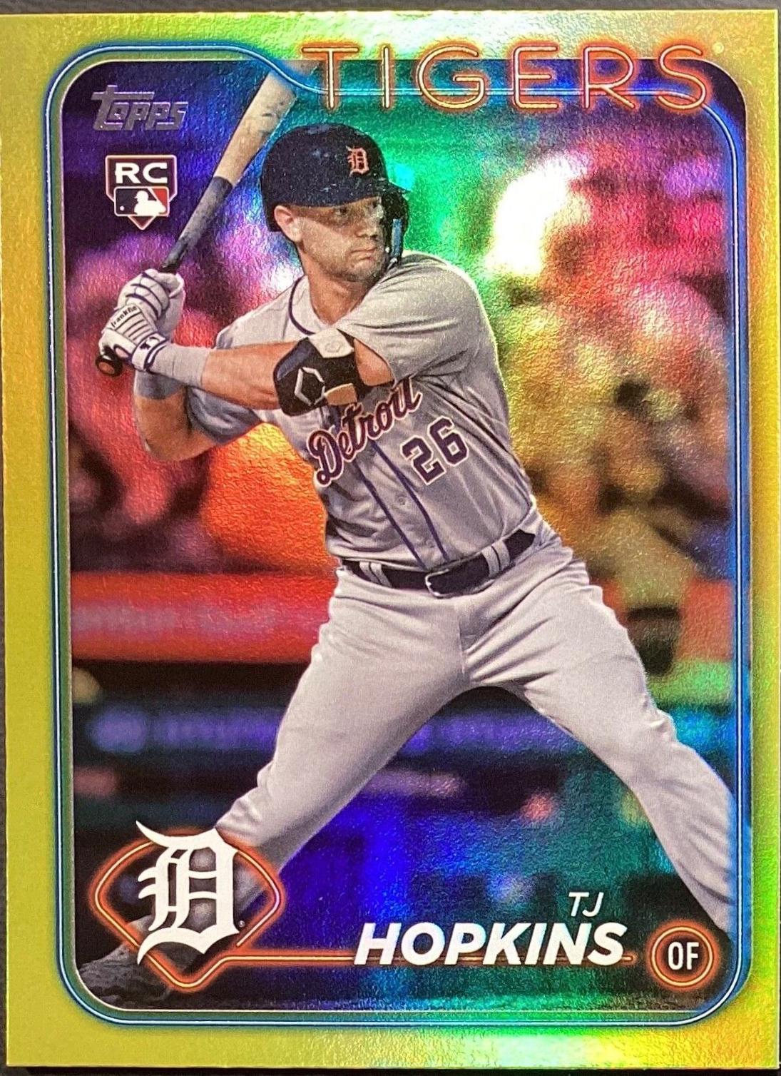 TJ Hopkins [Yellow Rainbow Foil] #US311 Prices | 2024 Topps Update ...