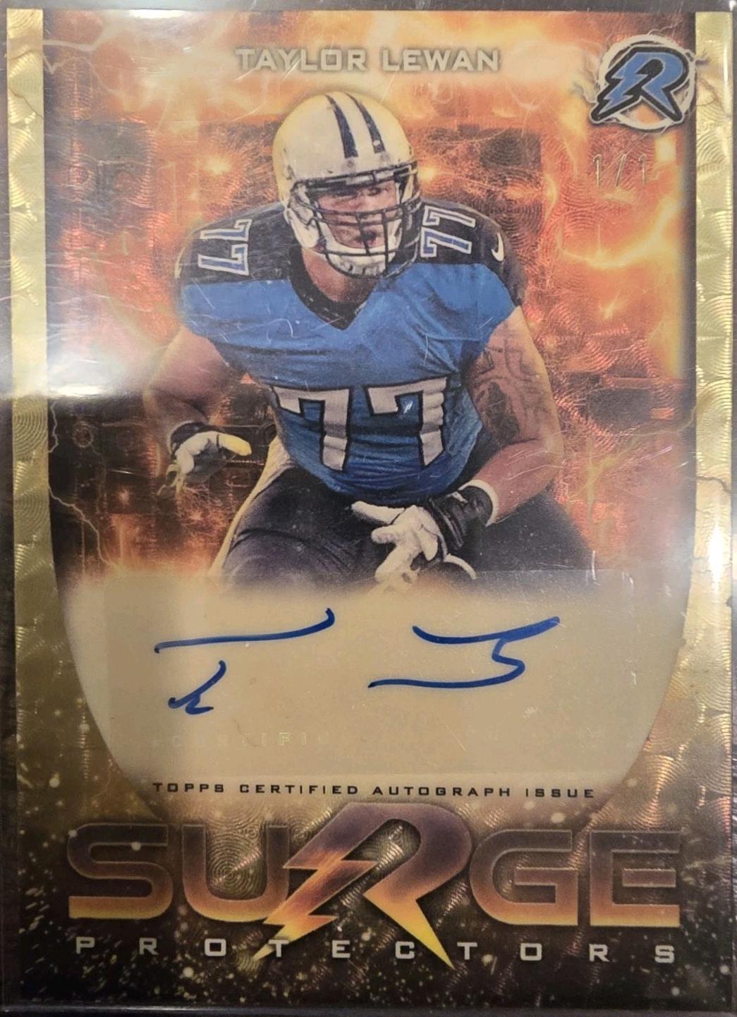 Taylor Lewan [Superfractor] #SPS-TL Prices | 2024 Topps Resurgence ...