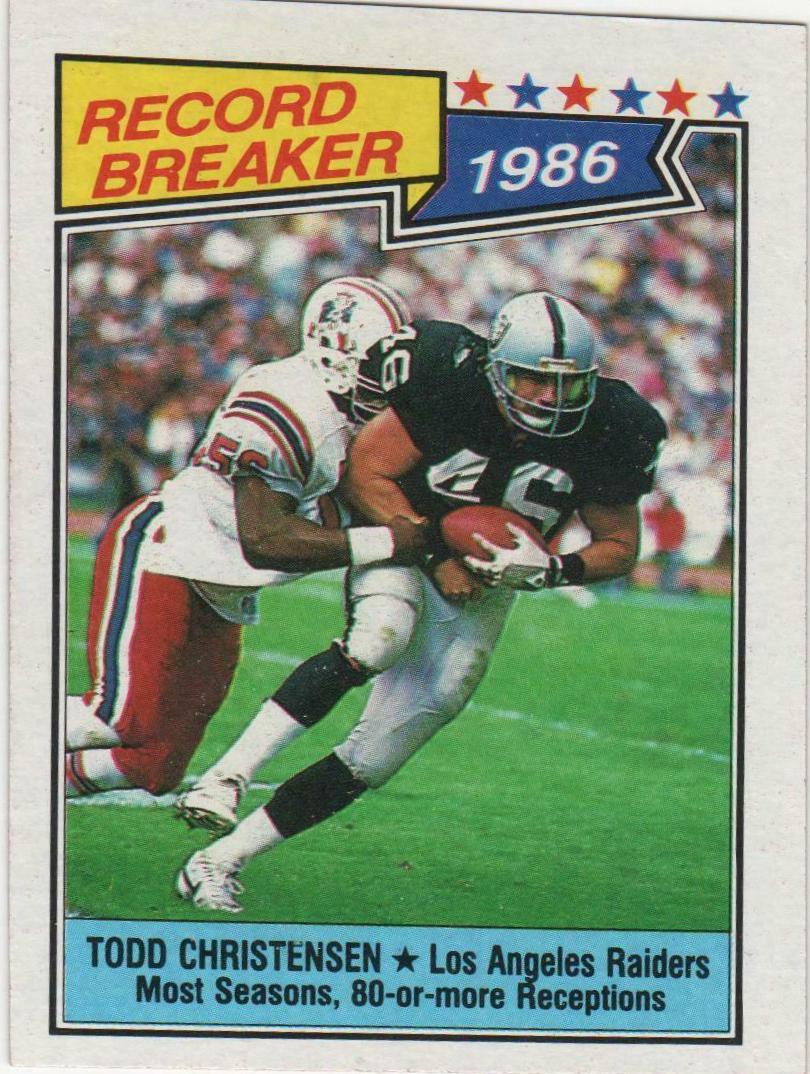 Todd Christensen #2 Prices | 1987 Topps | Football Cards
