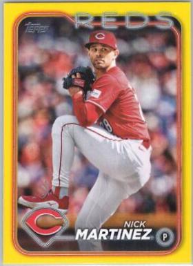 Nick Martinez [Yellow] #US255 Prices | 2024 Topps Update | Baseball Cards