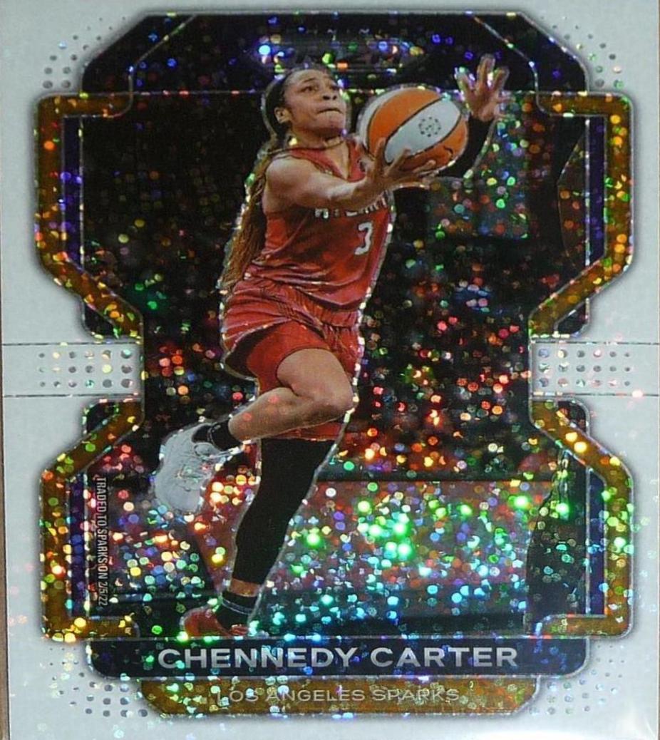 Chennedy Carter [White Sparkle] #73 Prices | 2022 Panini Prizm WNBA ...