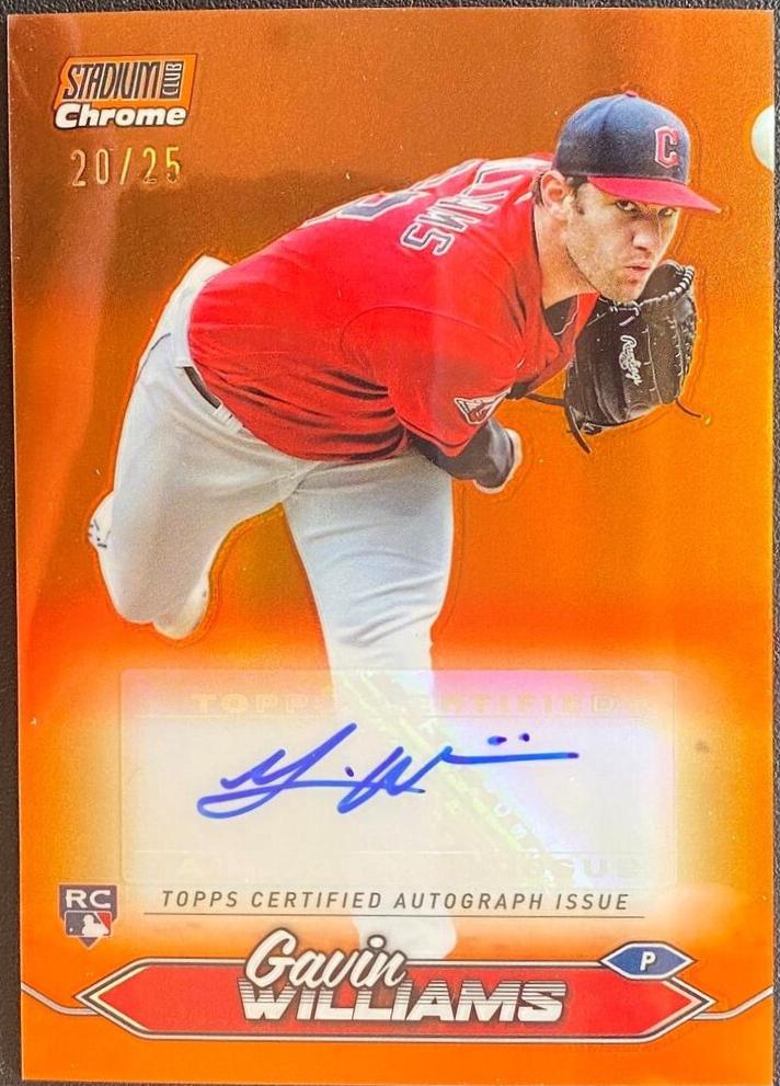 Gavin Williams [Orange] #SCCA-GW Prices | 2024 Topps Stadium Club ...