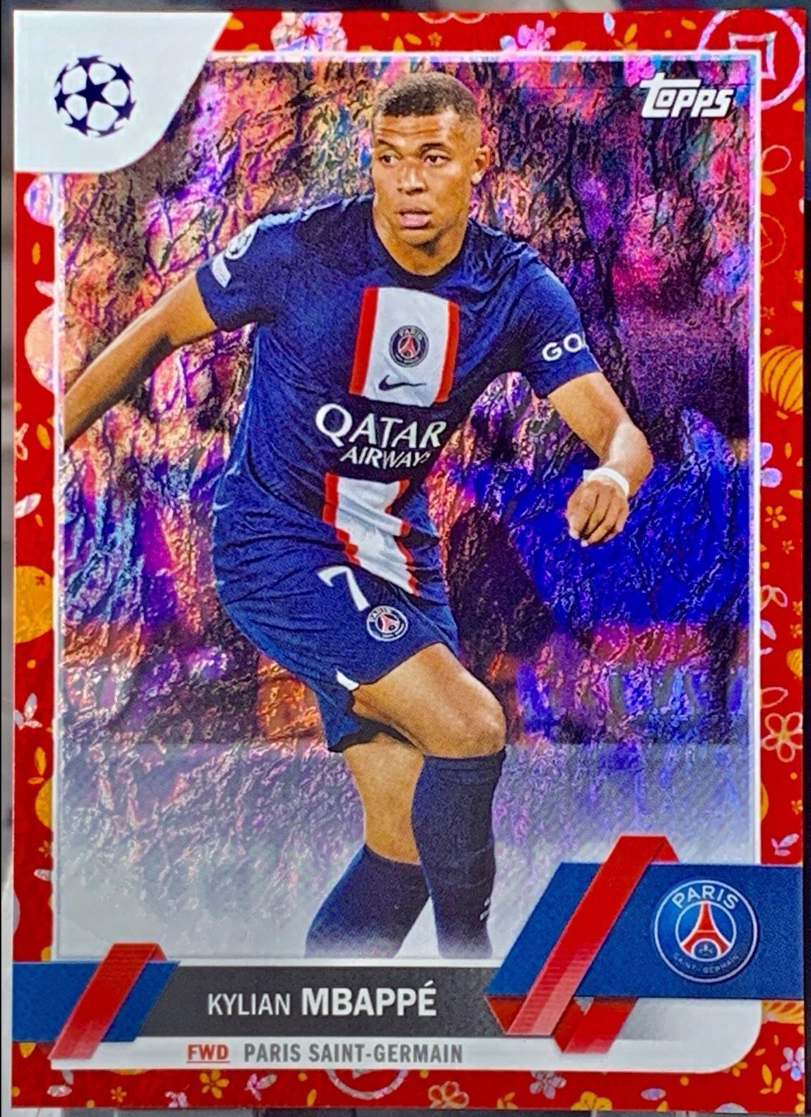 Kylian Mbappe [Jade Edition Chinese New Year] #100 Prices | 2022 Topps ...