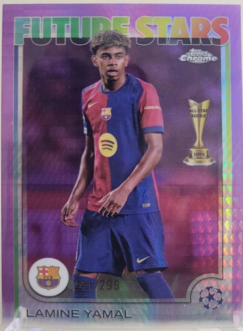 Lamine Yamal [Violet Prism Refractor] #27 Prices | 2024 Topps Chrome ...