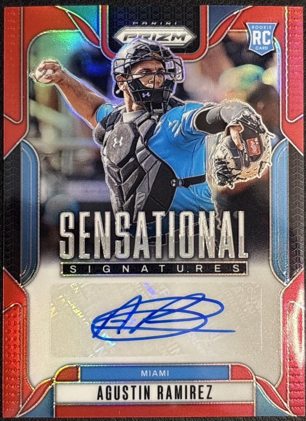 Agustin Ramirez [Red] #SS-AR Prices | 2025 Panini Prizm Sensational ...