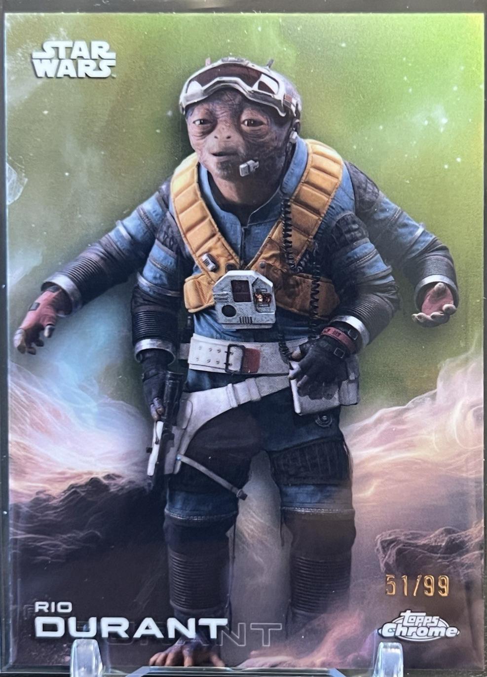 Rio Durant [Green] #156 Prices | Star Wars 2025 Topps Chrome | Star ...