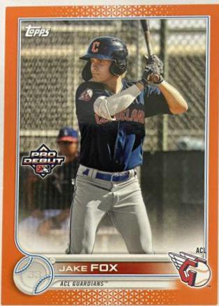 Jake Fox [Orange] #PD-12 Prices | 2022 Topps Pro Debut | Baseball Cards