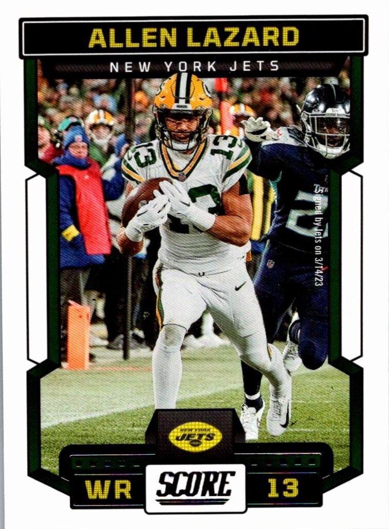 Allen Lazard #94 Prices | 2023 Panini Score | Football Cards