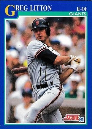 Greg Litton #533 Prices | 1991 Score | Baseball Cards