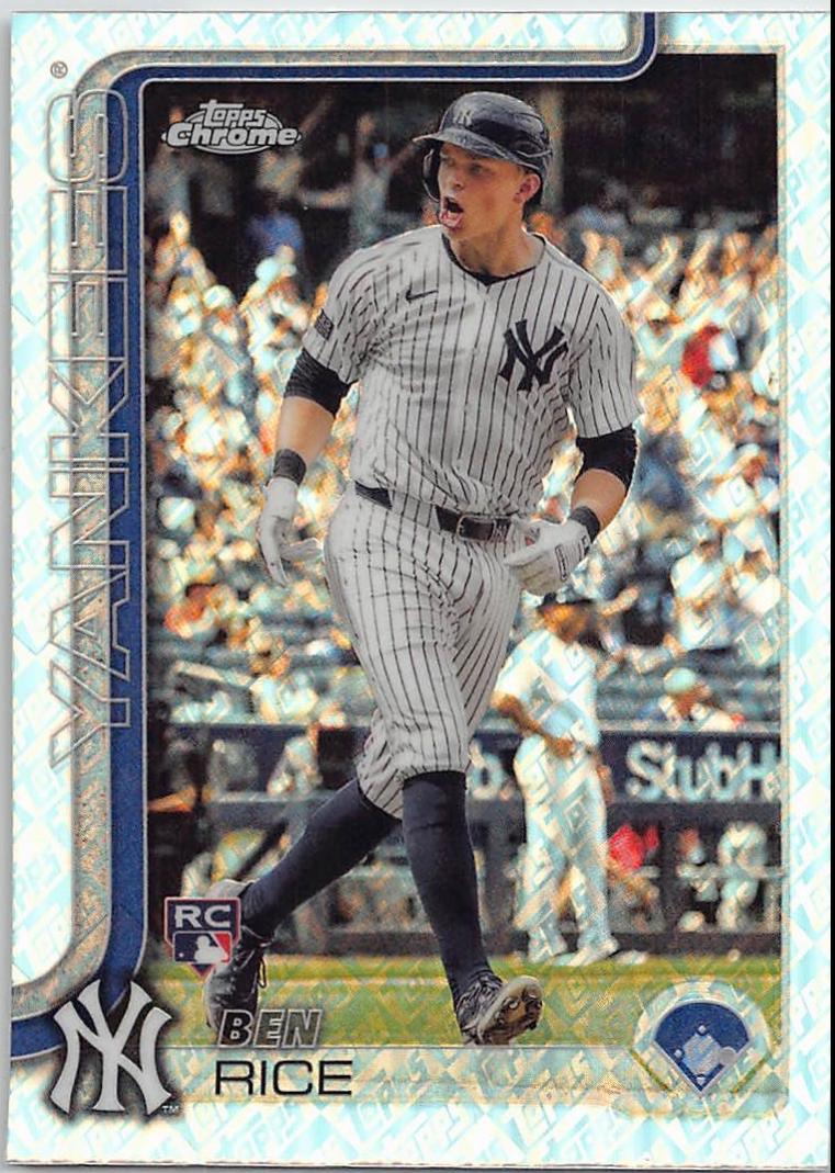Ben Rice #139 Prices | 2025 Topps Chrome Logofractor | Baseball Cards