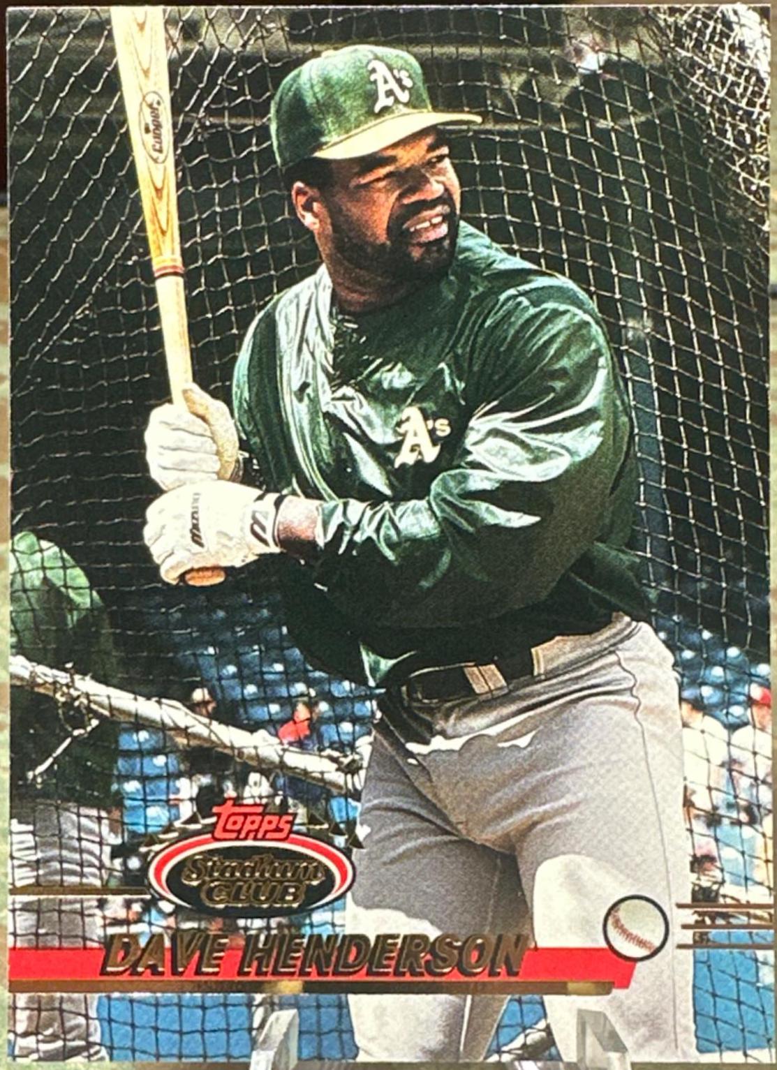 Dave Henderson #349 Prices | 1993 Stadium Club | Baseball Cards