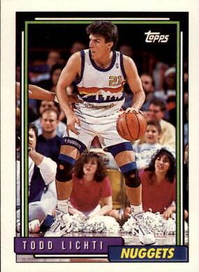 Todd Lichti #182 Prices | 1992 Topps | Basketball Cards