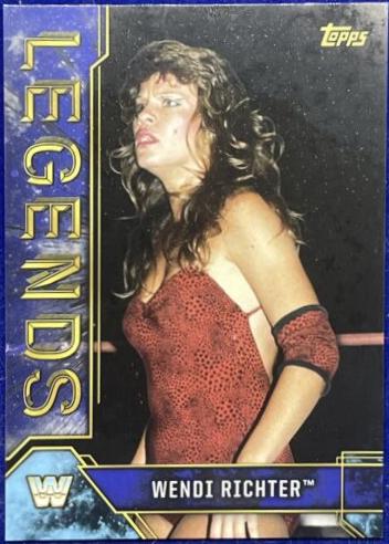 Wendi Richter [Blue] #98 Prices | 2017 Topps Legends of WWE | Wrestling ...