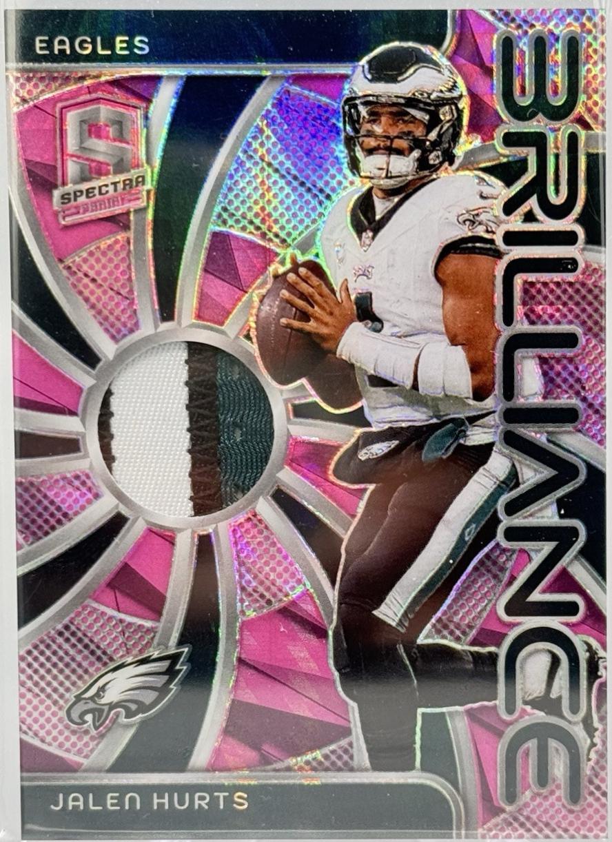 Jalen Hurts [Pink Neon] #BRI-JHS Prices | 2024 Panini Spectra ...