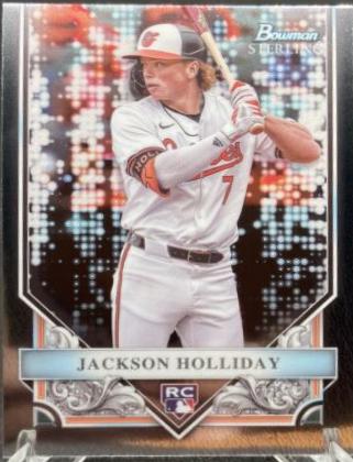 Jackson Holliday [Rookie] #BSR-20 Prices | 2024 Bowman Sterling ...