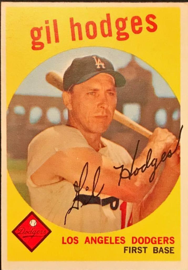 Gil Hodges [White Back] #270 Prices | 1959 Topps | Baseball Cards