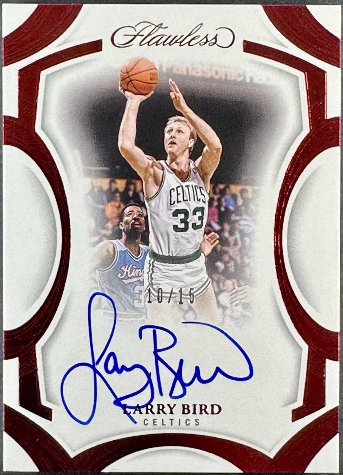 Larry Bird #14 Prices | 2024 Panini Flawless Frame Signature ...