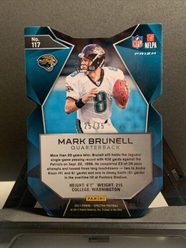 Mark Brunell [Neon Blue Die Cut] #117 Prices | 2017 Panini Spectra ...