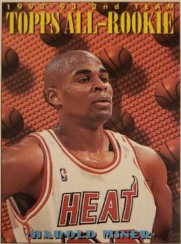 Harold Miner [all-rookie] #175 Prices [Rookie] | 1993 Topps ...
