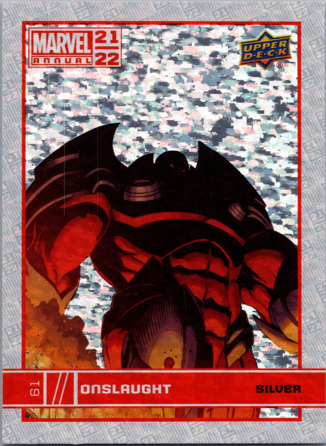 Onslaught [Silver Sparkle] #61 Prices | Marvel 2021 Upper Deck Annual ...