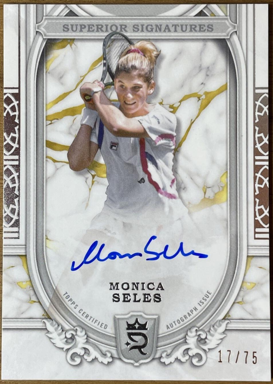 Monica Seles #SS-MSS Prices | 2024 Topps Royalty Superior Signature ...