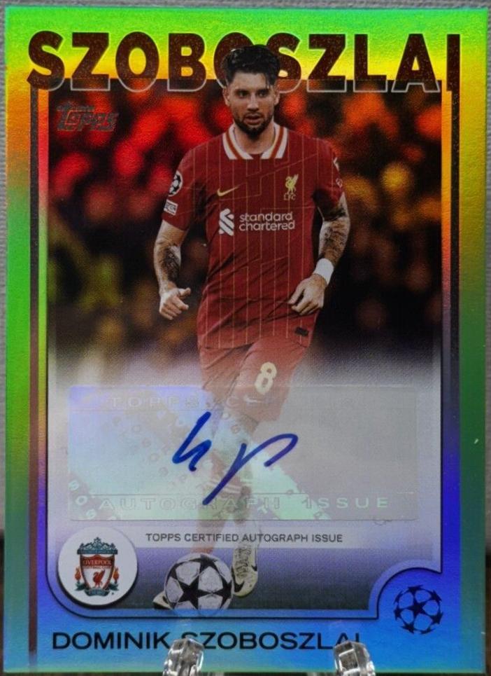 Dominik Szoboszlai [Neon Green Foilboard] #A-DS Prices | 2024 Topps ...