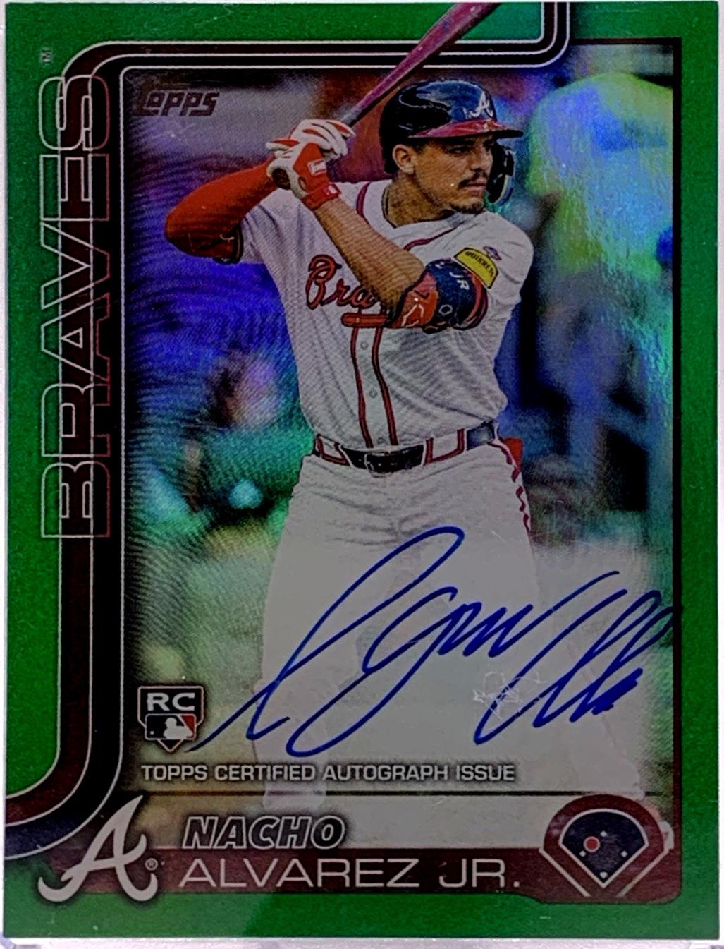 Nacho Alvarez Jr. [Green Foil Flagship Real One Autograph] #223 Prices ...