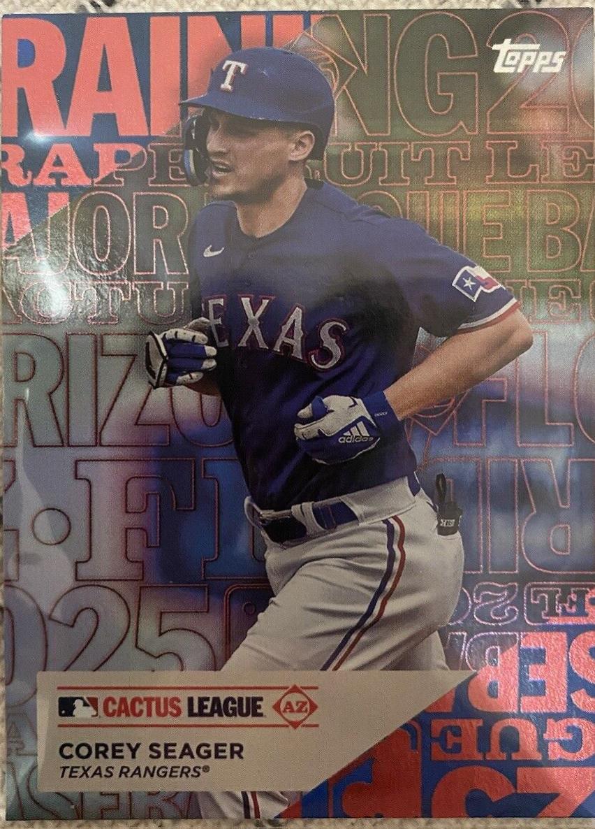 Corey Seager [Blue Foil] #TG-14 Prices | 2025 Topps Training Ground ...