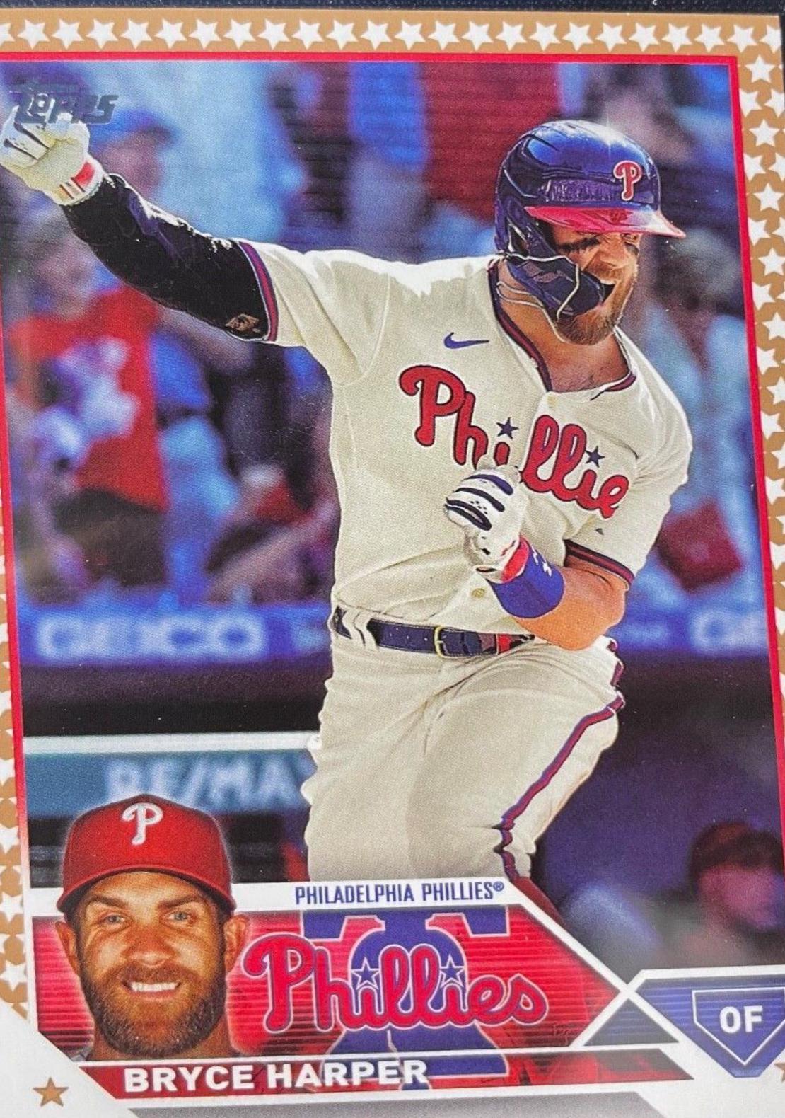 Bryce Harper [Gold Star] #3 Prices | 2023 Topps | Baseball Cards
