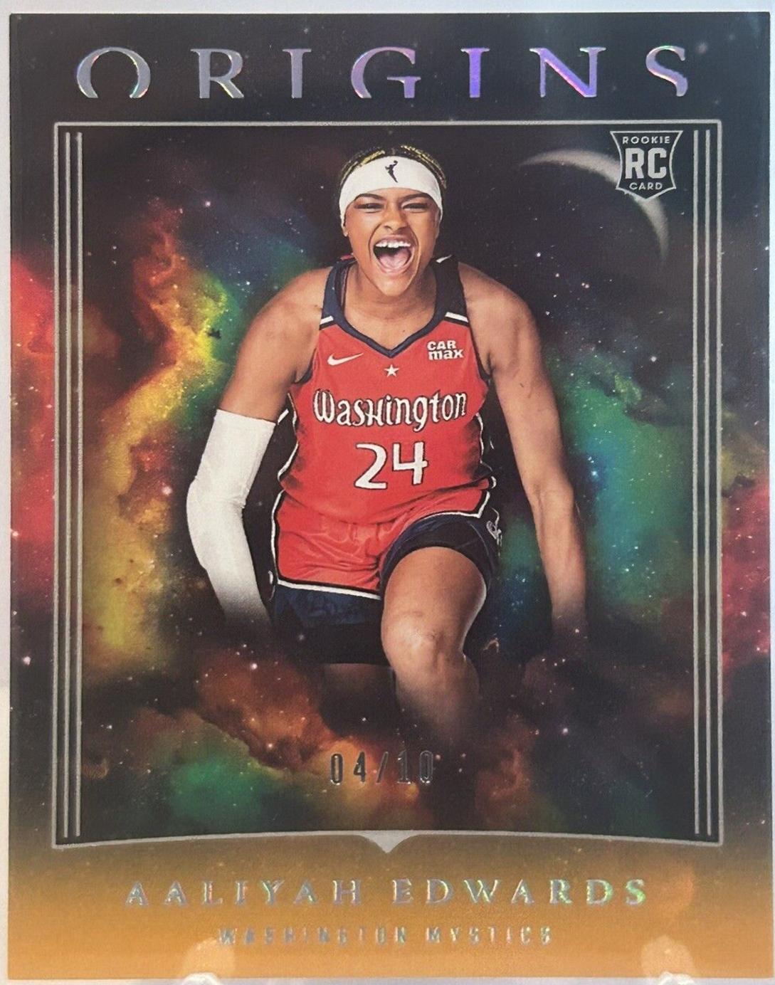 Aaliyah Edwards [Gold] #63 Prices | 2024 Panini Origins WNBA ...