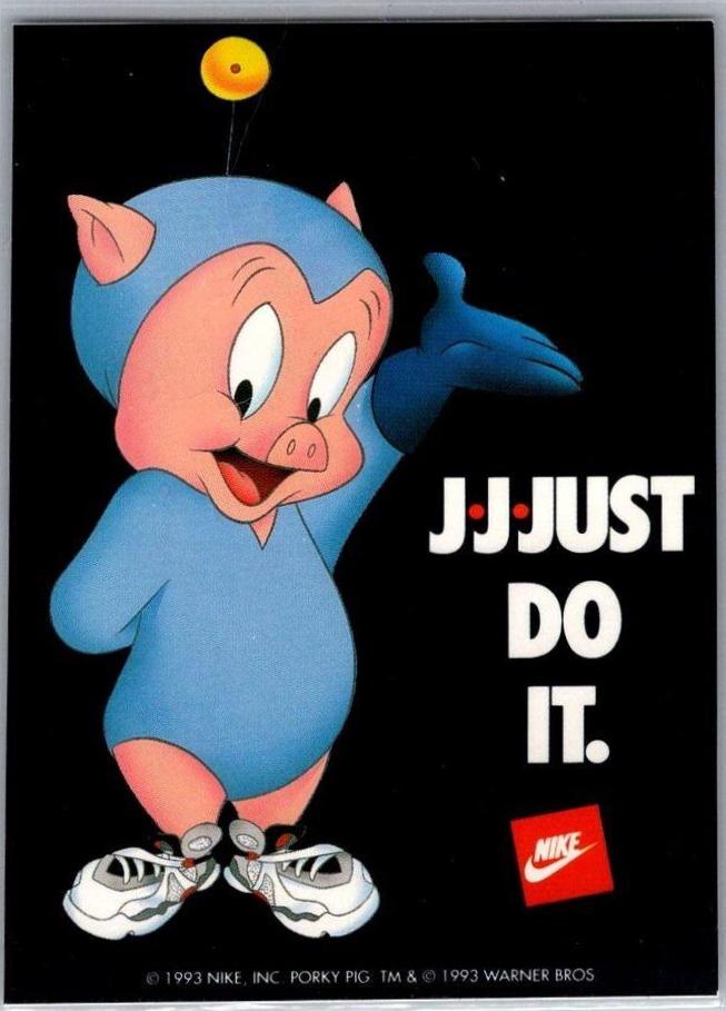 Porky Pig [J J Just Do It.] Prices | 1993 Nike Michael Jordan Warner ...